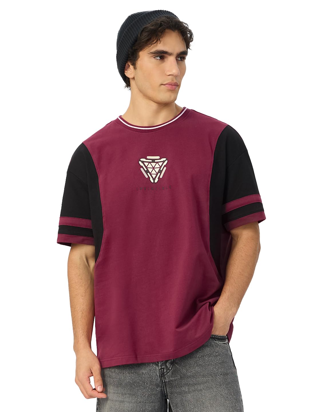 The Souled Store Official Iron Man: Arc Reactor Oversized T-Shirt for ...